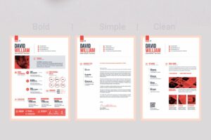 Word Resume / CV Template Design – MasterBundles