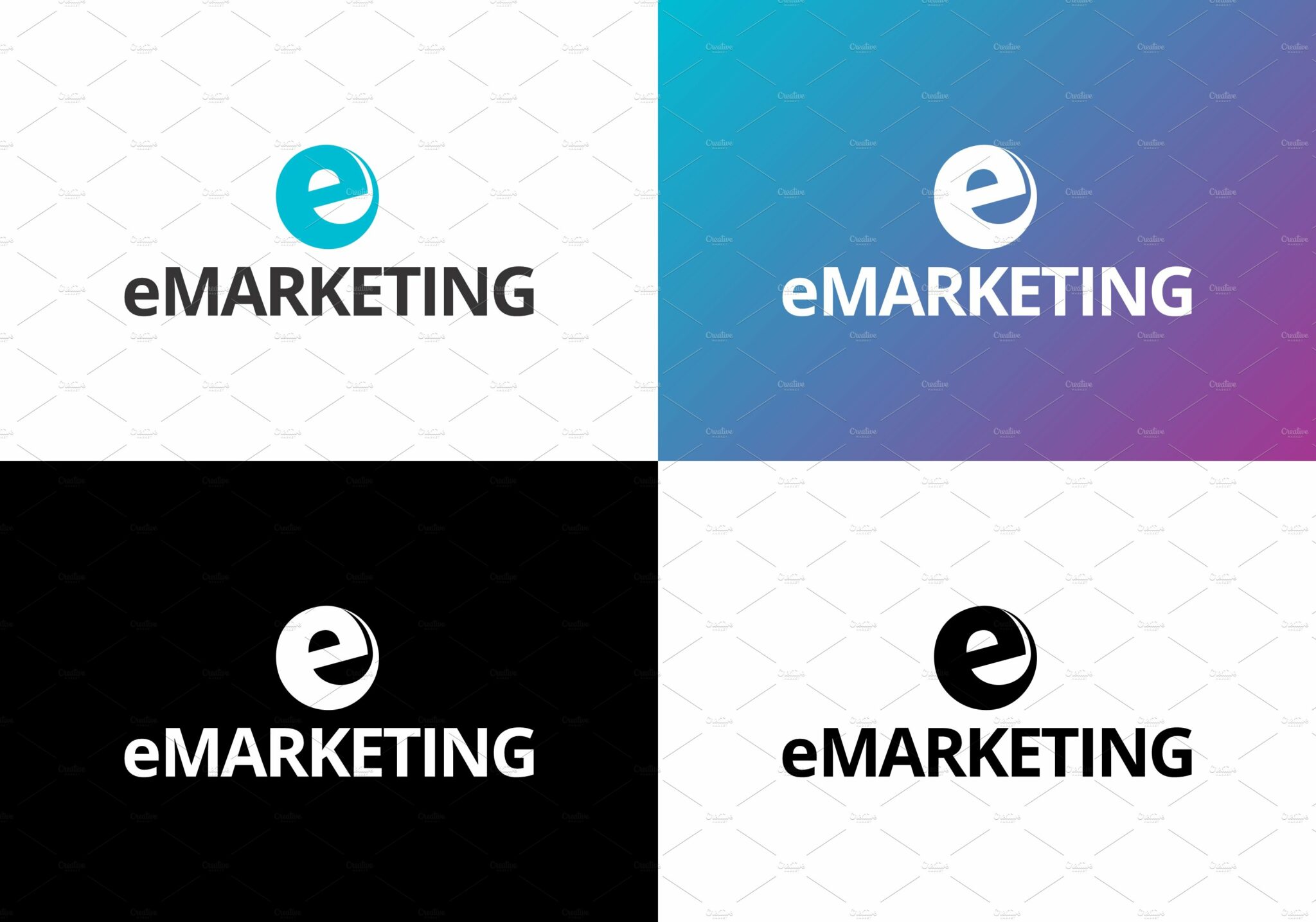 E Marketing Logo Design Template – MasterBundles