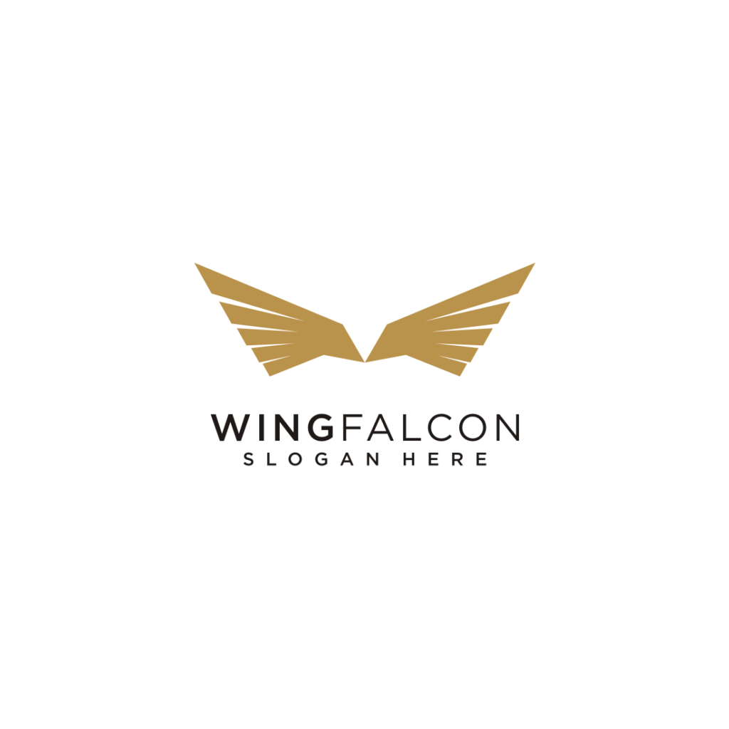 wing eagle logo - MasterBundles