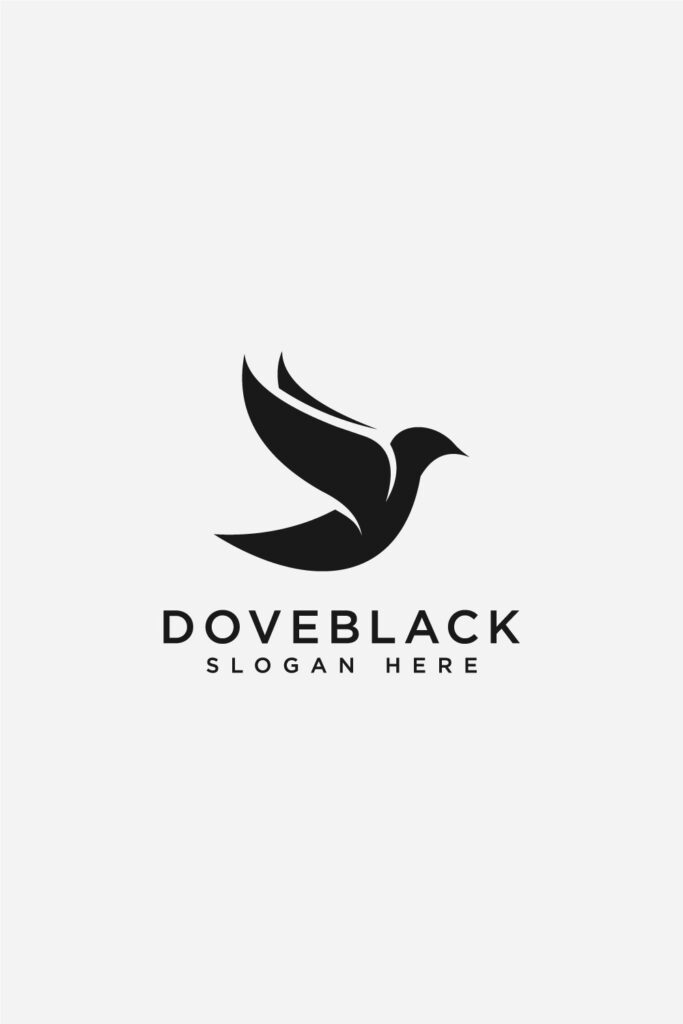 dove logo vector design template - MasterBundles