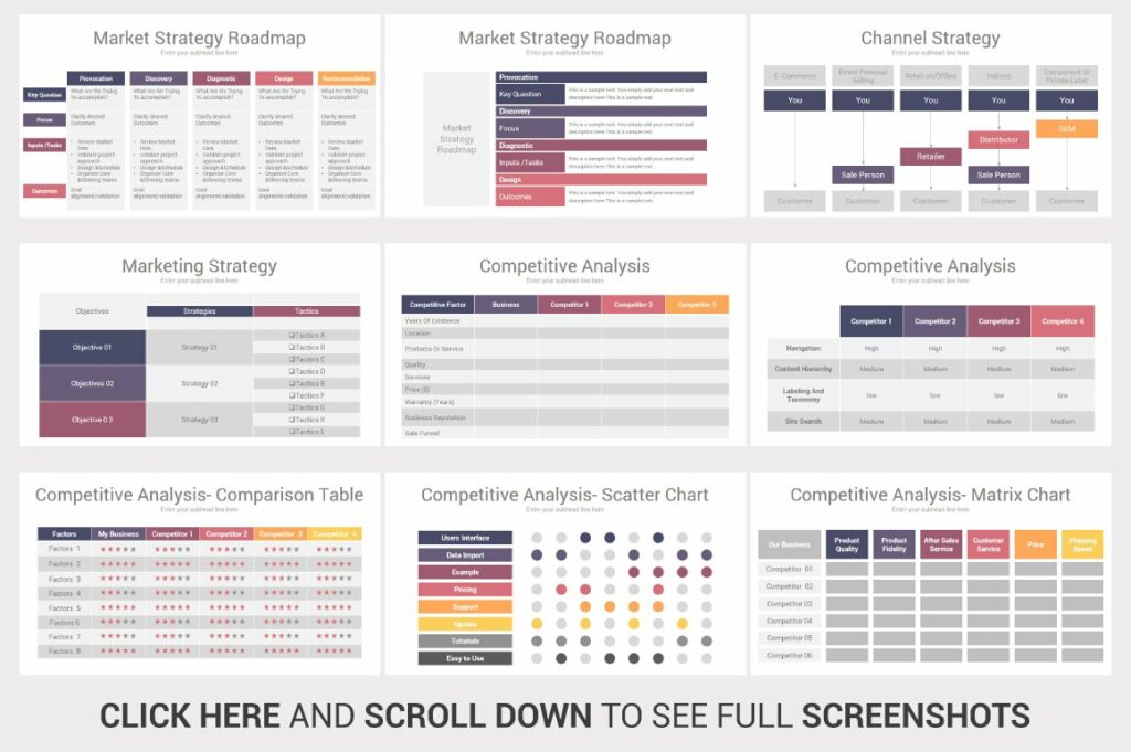 Creative Tables PowerPoint – MasterBundles