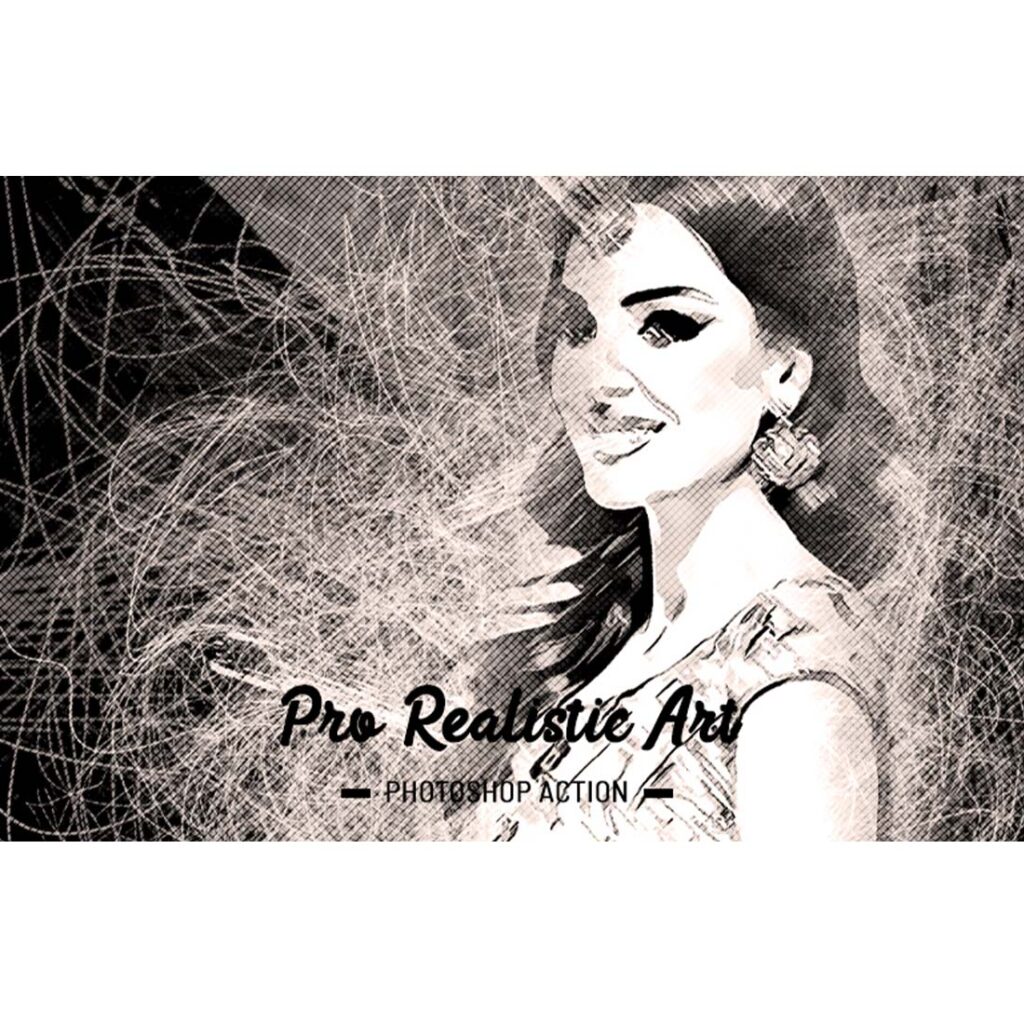 Pro Realistic Art Photoshop Action - MasterBundles
