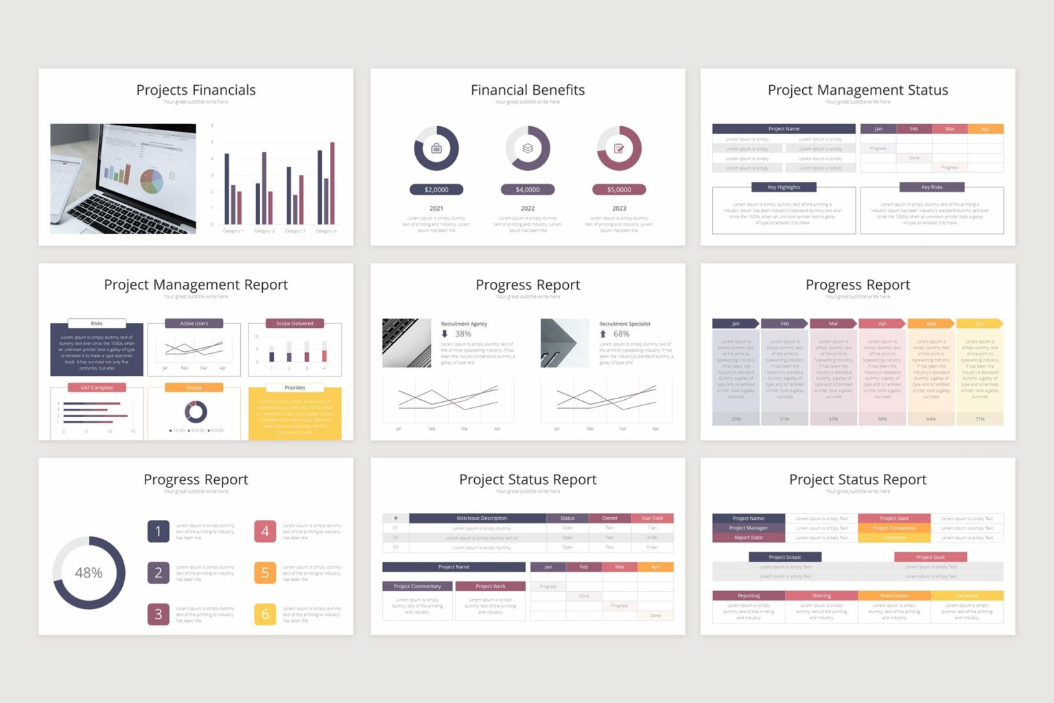 Project Proposal Google Slides – MasterBundles