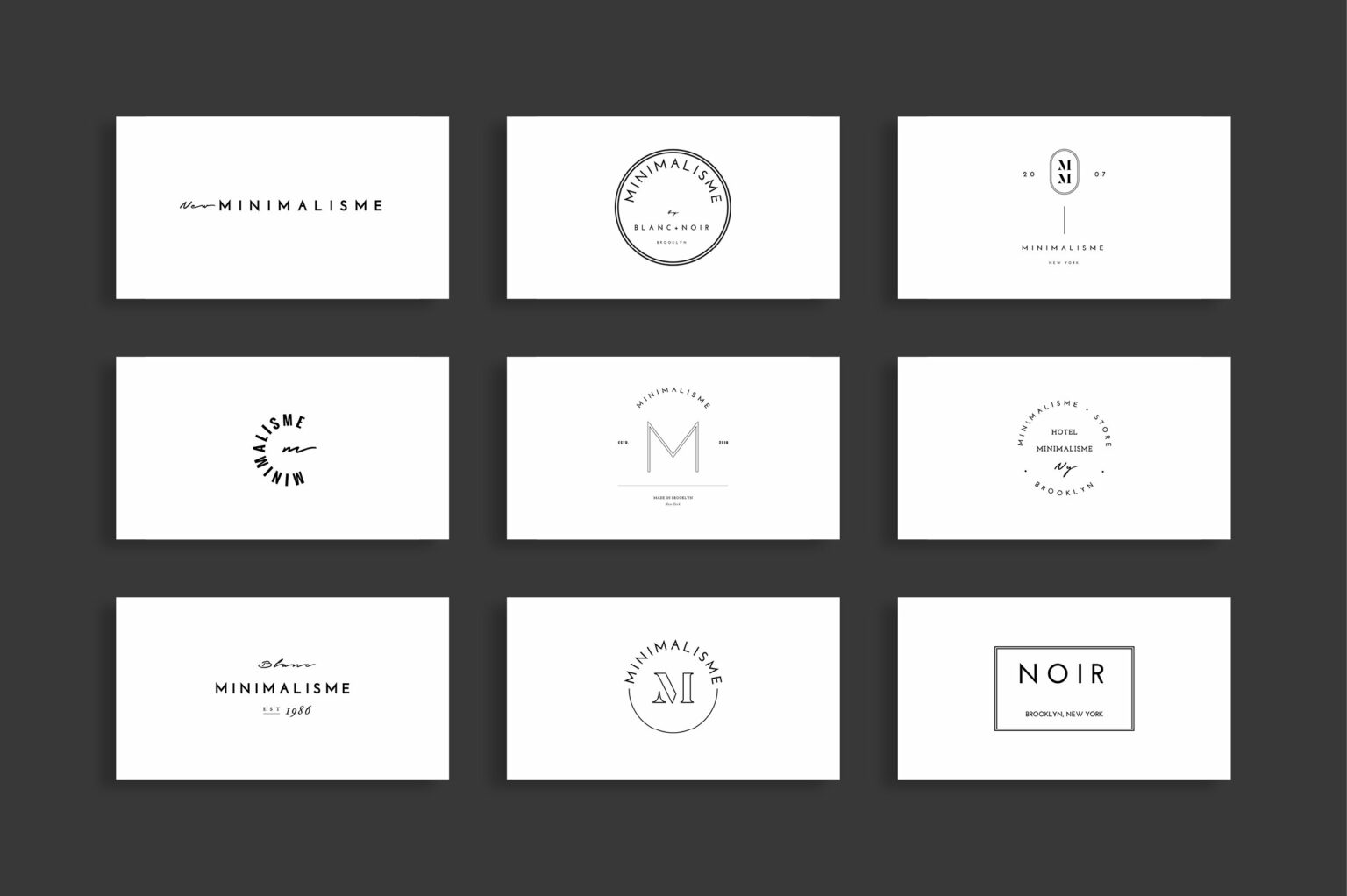 50 Minimal Fashion Brand Logos – MasterBundles