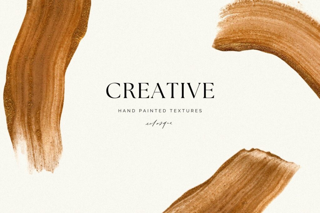 Abstract Hand Painted Gold Textures – MasterBundles
