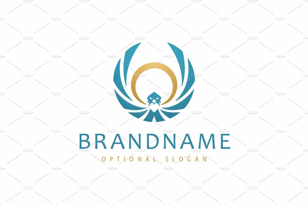 Falcon Circle Custom Logo – MasterBundles