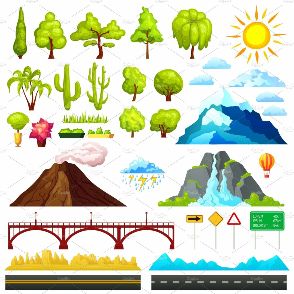 Landscape Constructor Elements Set – MasterBundles