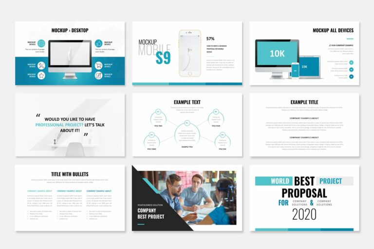 Business Proposal PowerPoint – MasterBundles