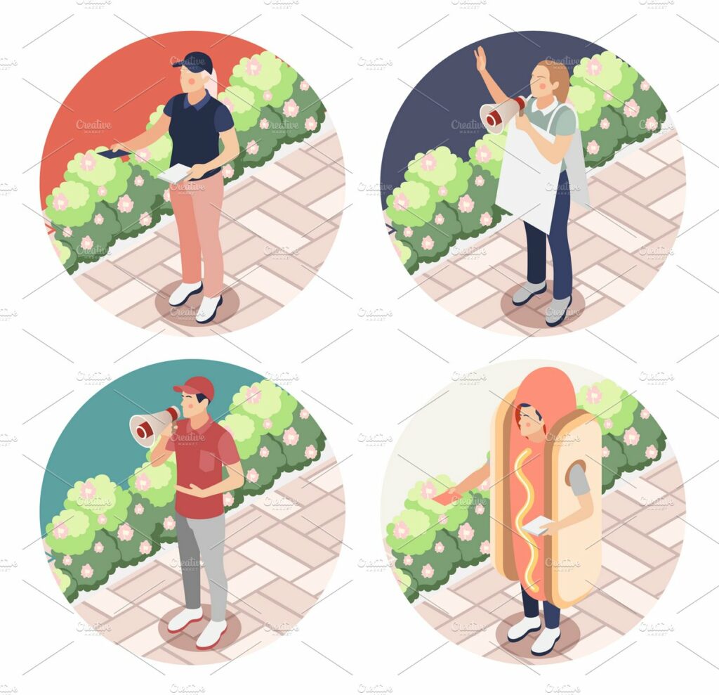 Street promoter design concept set – MasterBundles