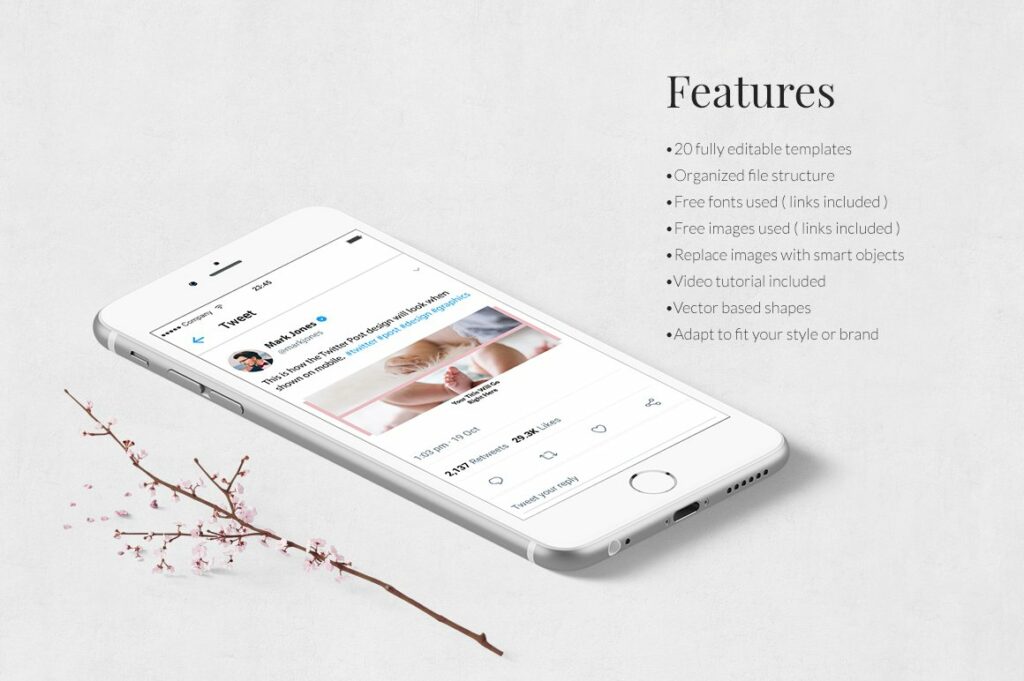 Baby Twitter Posts – MasterBundles