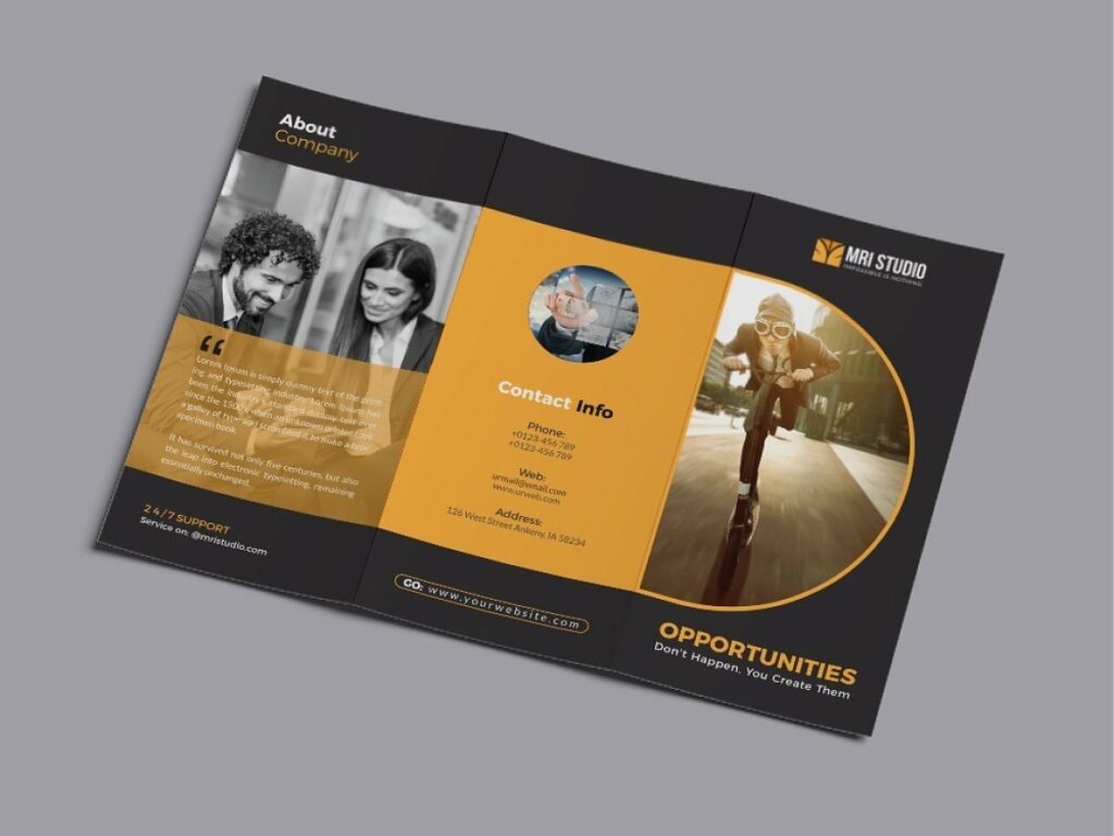 Corporate Tri fold Brochure Template – MasterBundles
