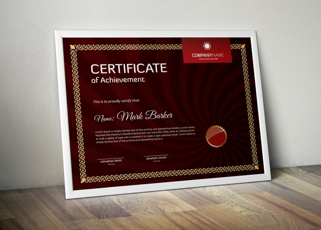 Vintage Certificate Bundle - MS Word – MasterBundles