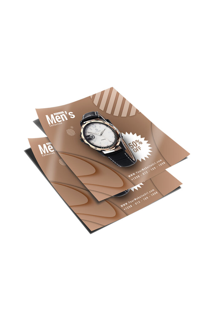 Watches promotion poster design - MasterBundles