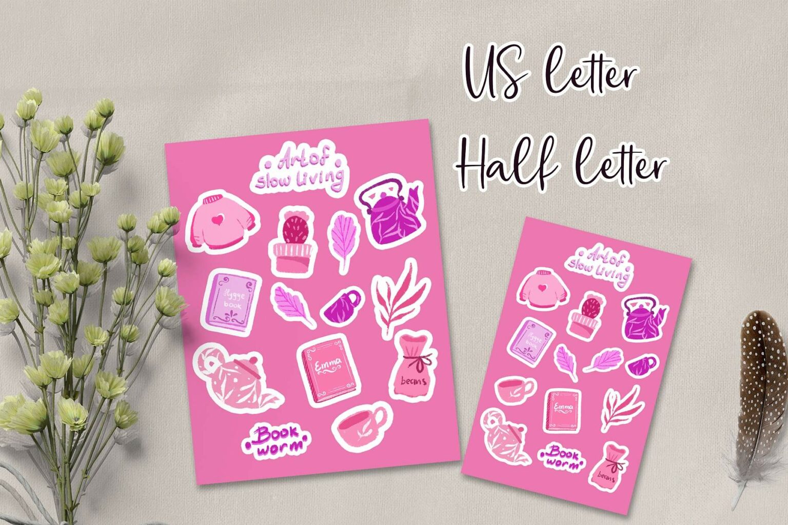 Printable Sticker Pack - MasterBundles