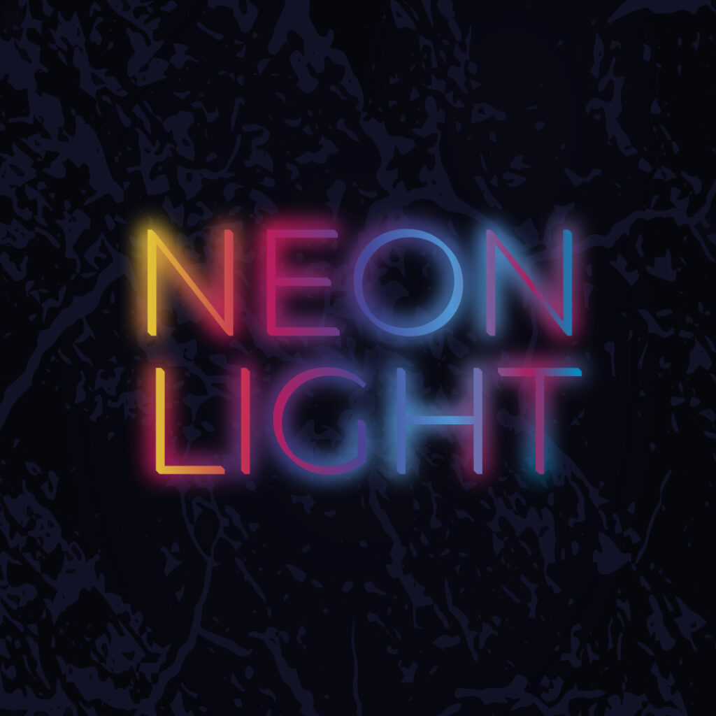 Blight neon 3d text effect, effect, neon, editable, text, font, letter ...