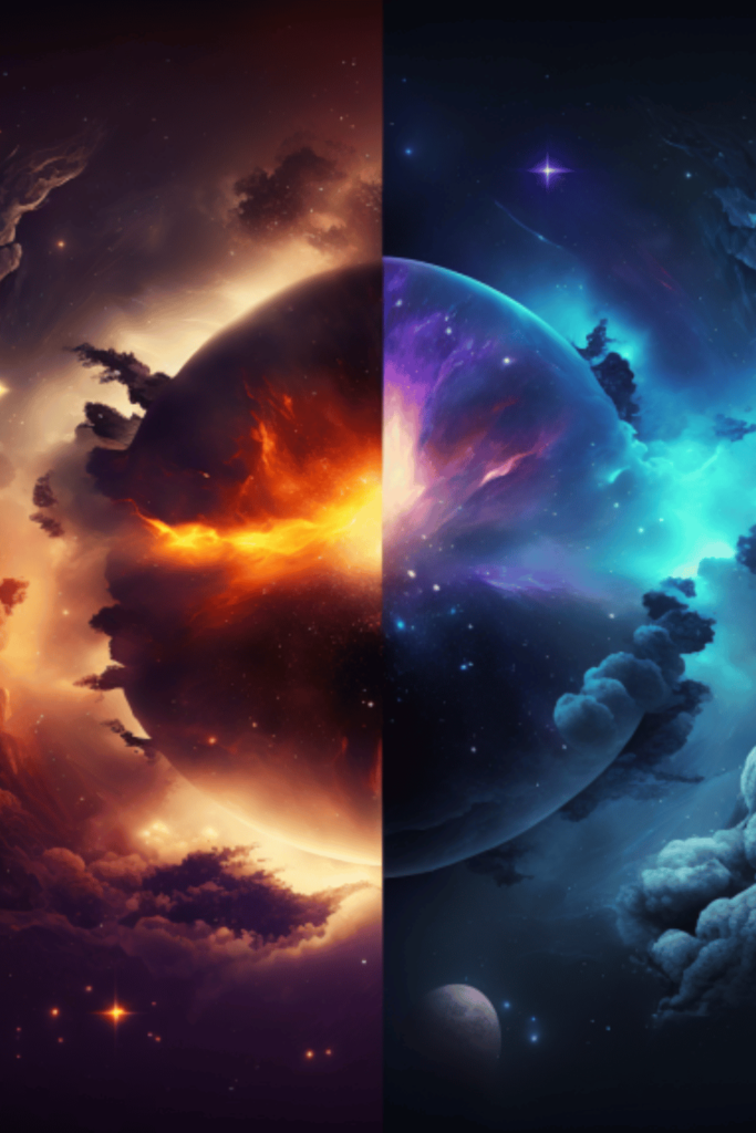 Realistic image of space - MasterBundles