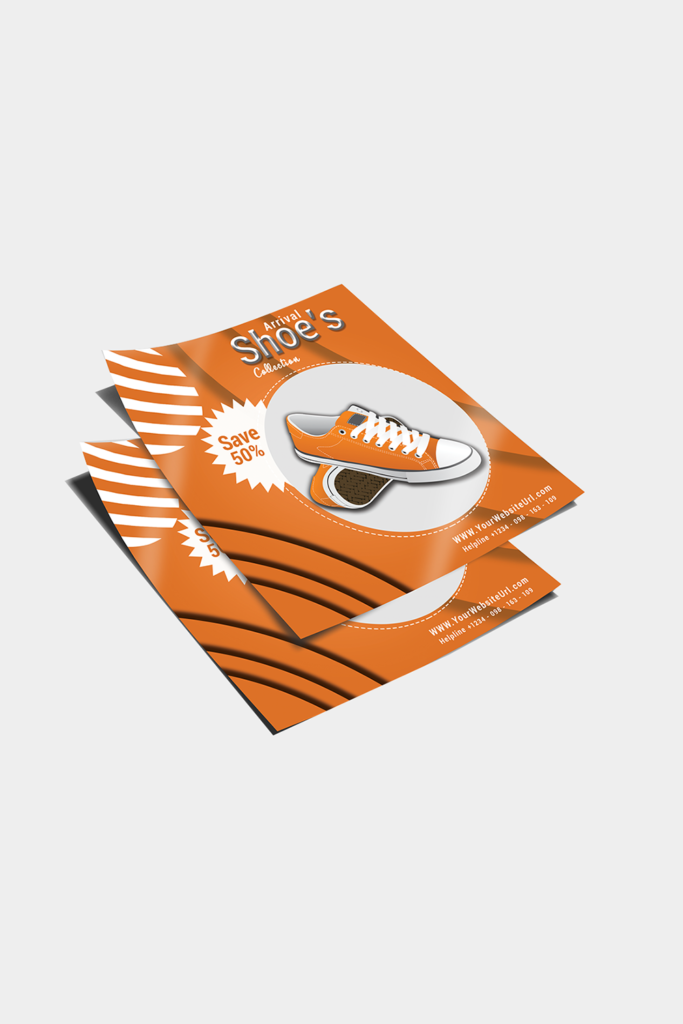Shoes Poster design - MasterBundles