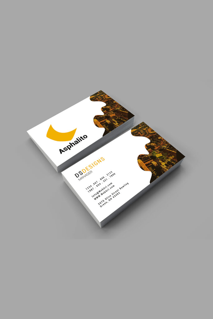 Corporate business card design - MasterBundles