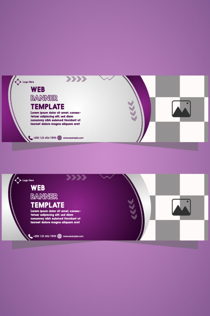 web banner template design - MasterBundles