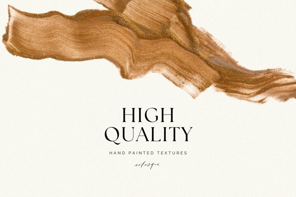 Abstract Hand Painted Gold Textures – MasterBundles