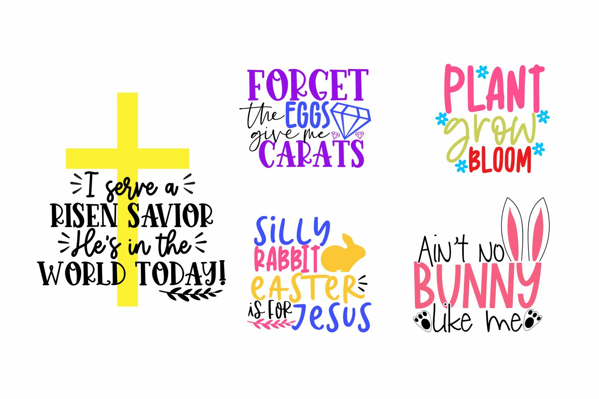 Easter & Spring Season Christianity SVG Design Bundle – MasterBundles