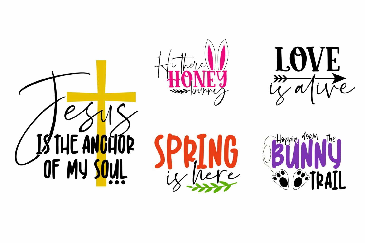 Easter And Spring SVG Bundle - 25 Cutting Files – MasterBundles