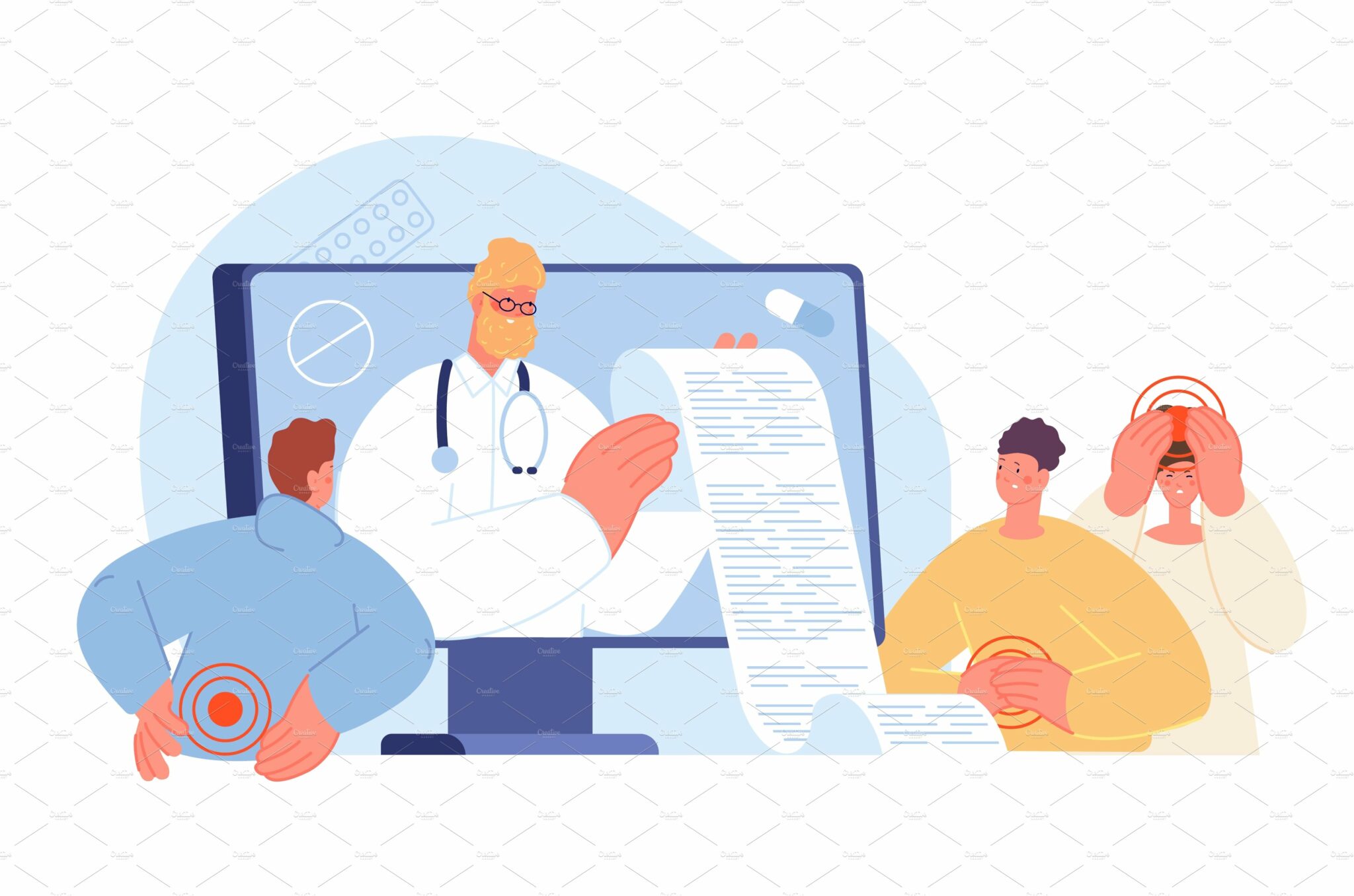 Medical rx concept. Healthcare – MasterBundles