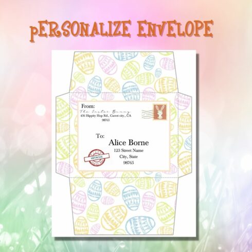 Editable Easter Bunny Letter & Certificates - MasterBundles