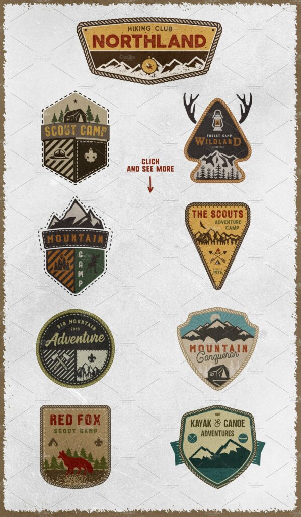 The Scouts Logos & Camping Badges – MasterBundles