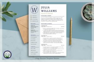 Executive Resume CV Template – MasterBundles