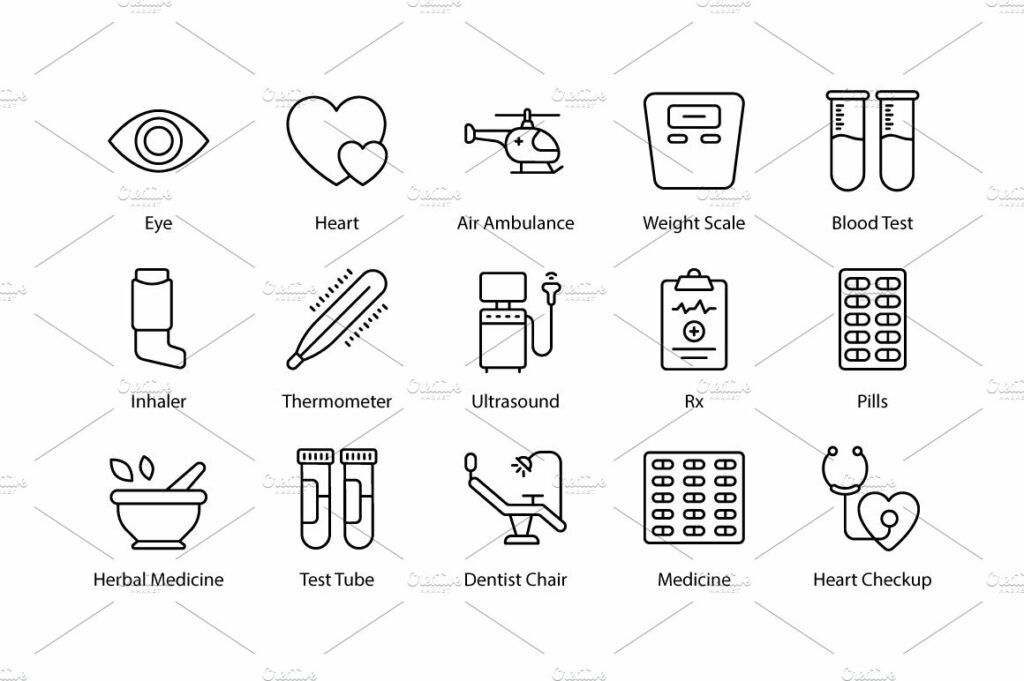 Medical and Heath icons – MasterBundles