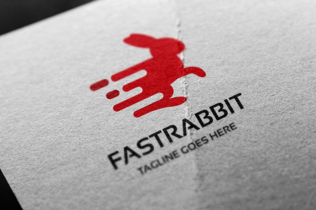 Fast Rabbit Logo – MasterBundles