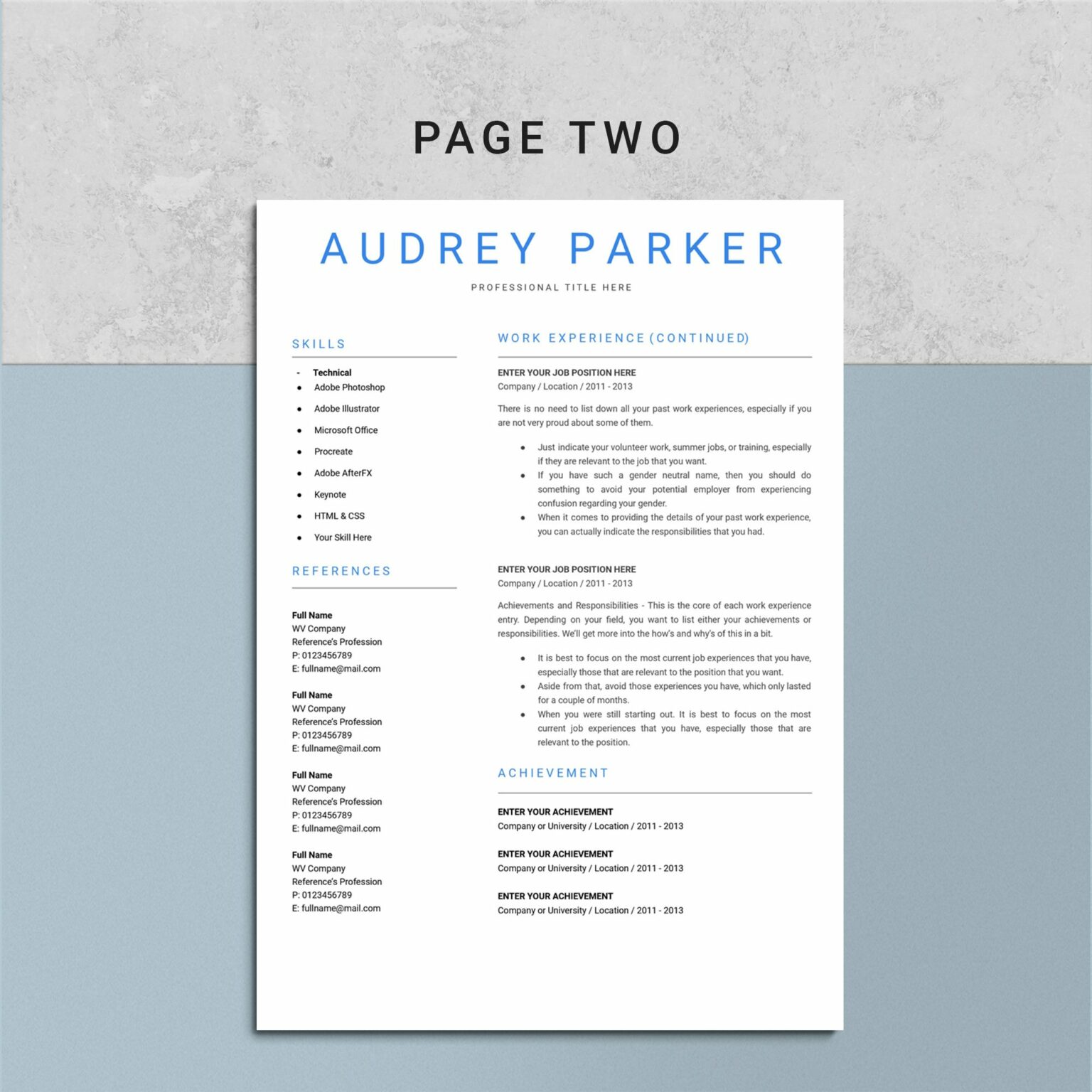 Professional Google Docs Resume – MasterBundles