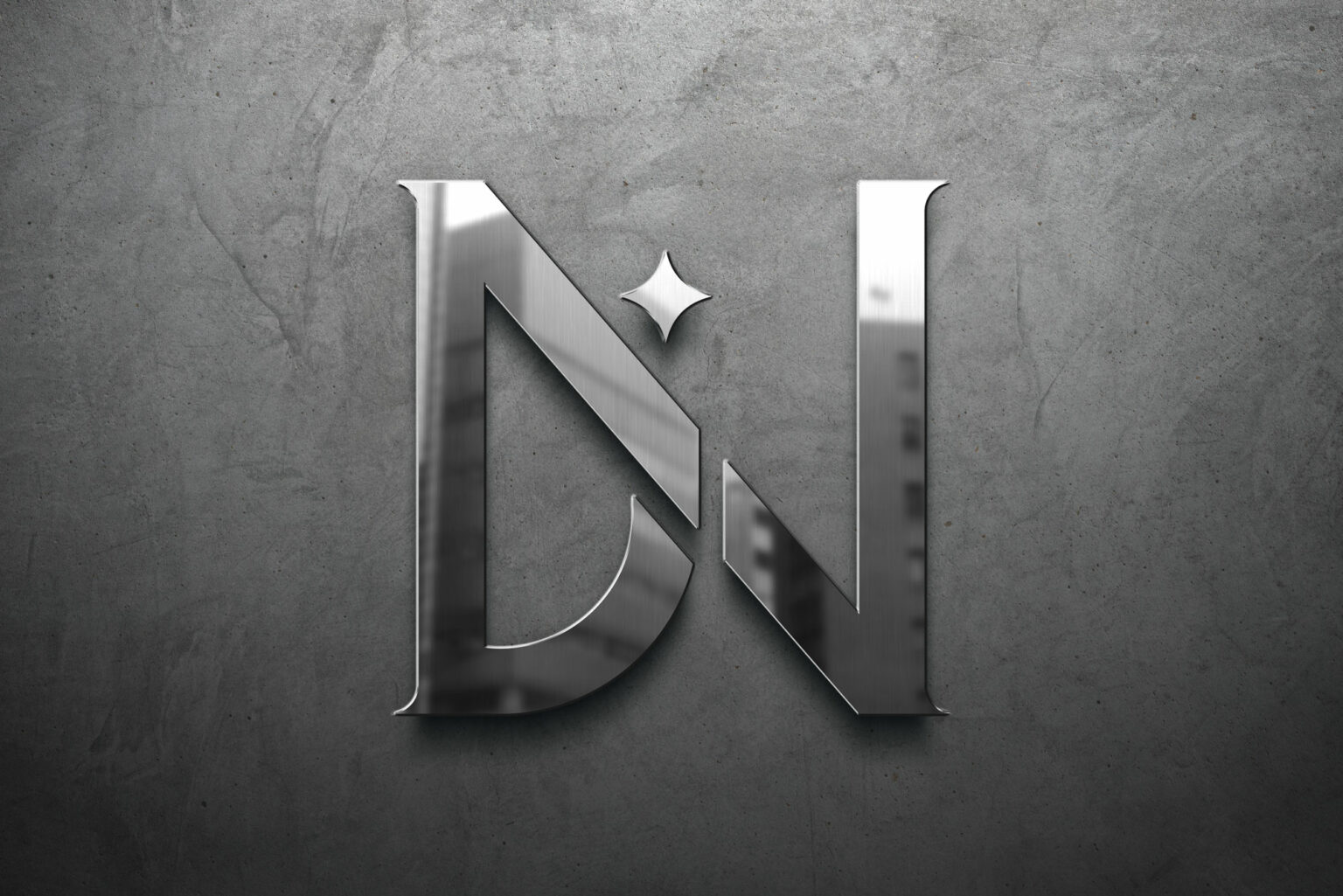 Letter N + D + i mixing Lettering Sign Logo Template - MasterBundles