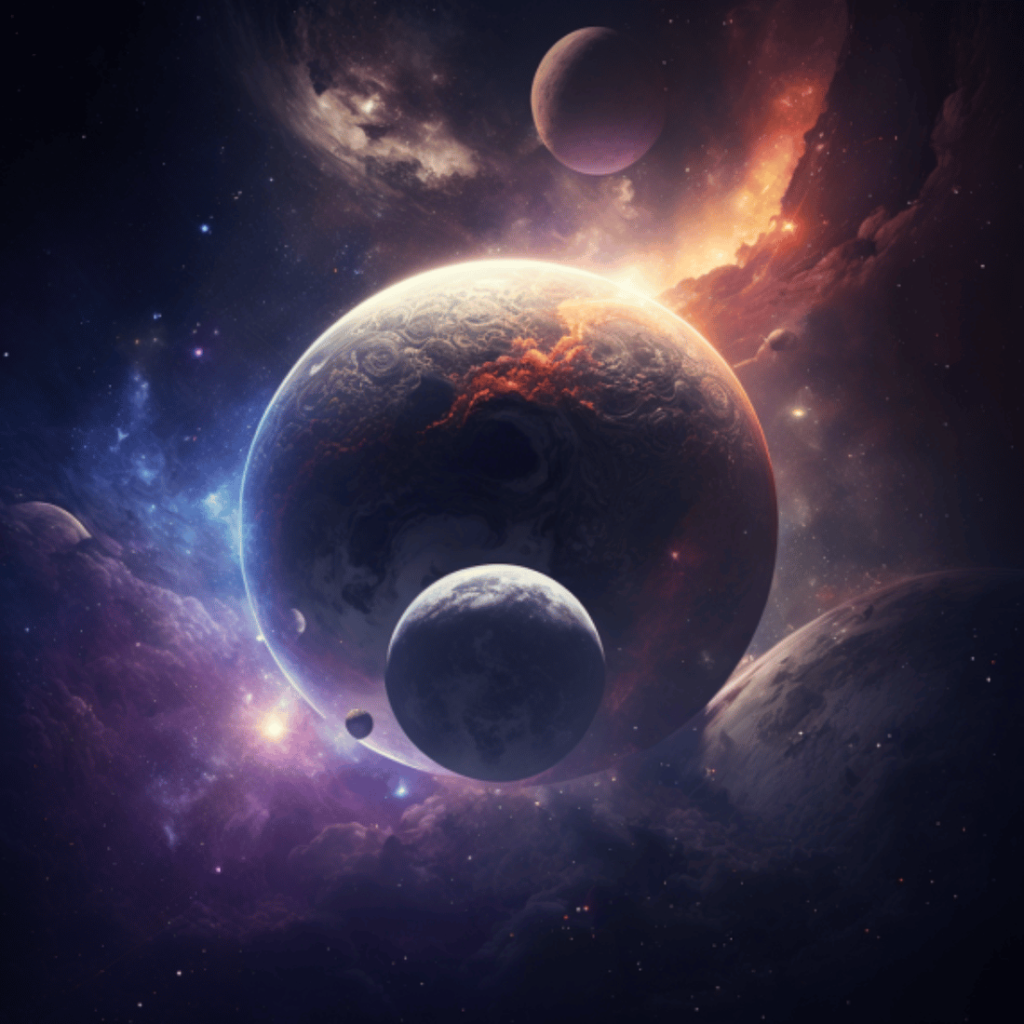 Realistic image of space - MasterBundles