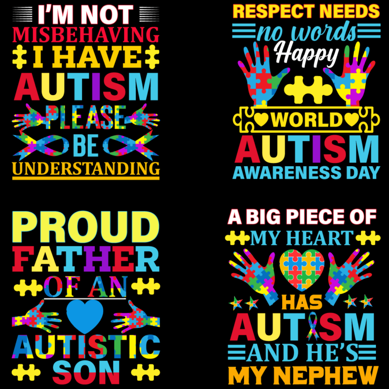 Autism Awareness day t-shirt design - MasterBundles