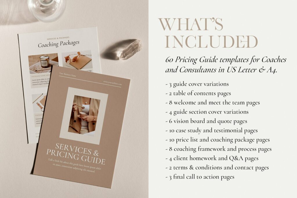 Services and Pricing Guide Template – MasterBundles