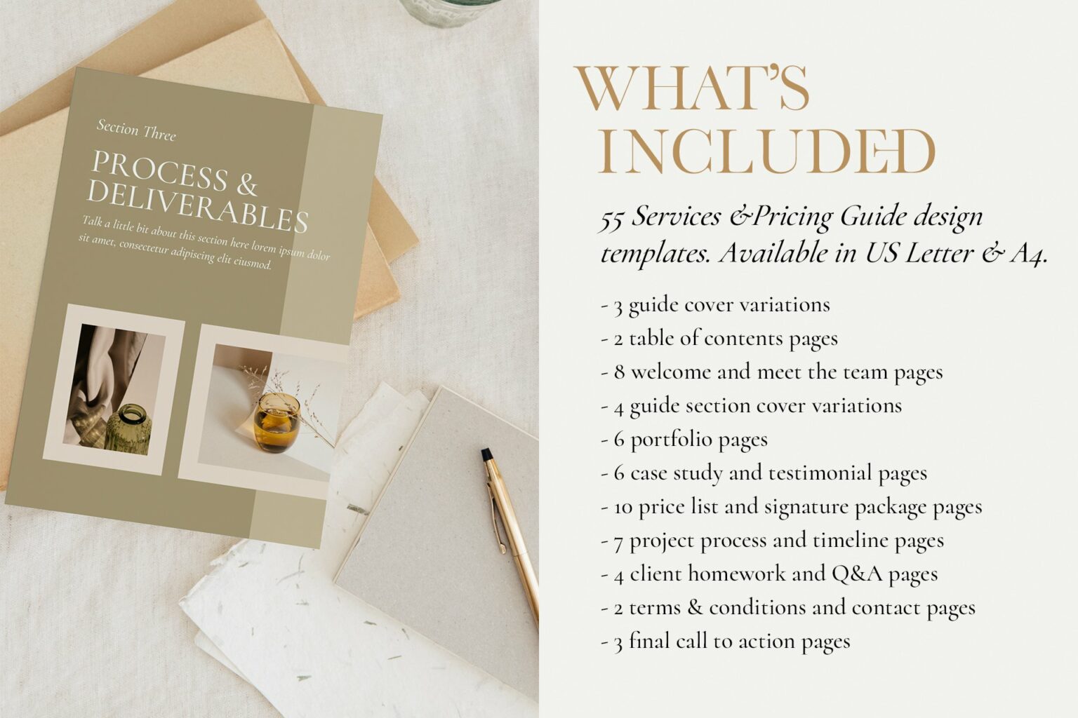 Services and Pricing Guide Template – MasterBundles