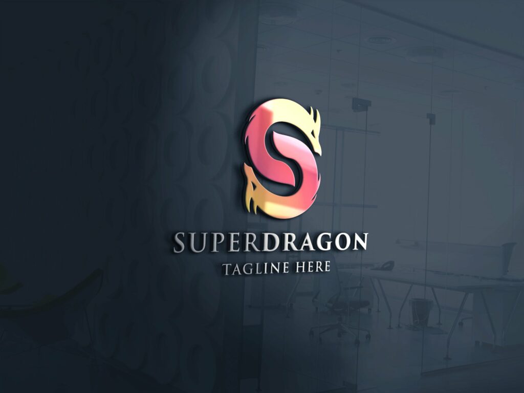 Super Dragon Letter S Logo – MasterBundles