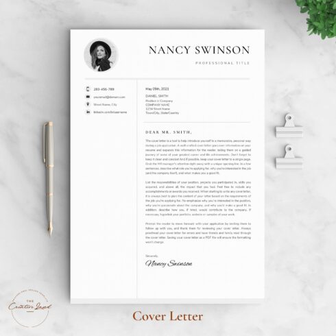 Vet Receptionist Resume/CV - The Nancy – MasterBundles
