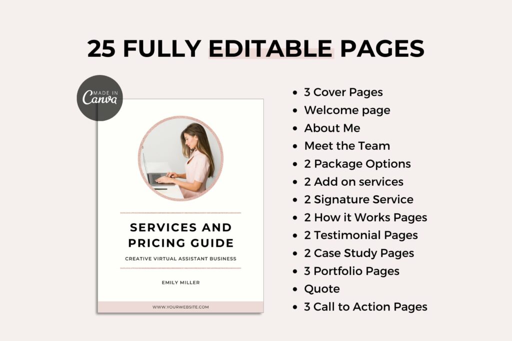 Services and Pricing Guide Template – MasterBundles