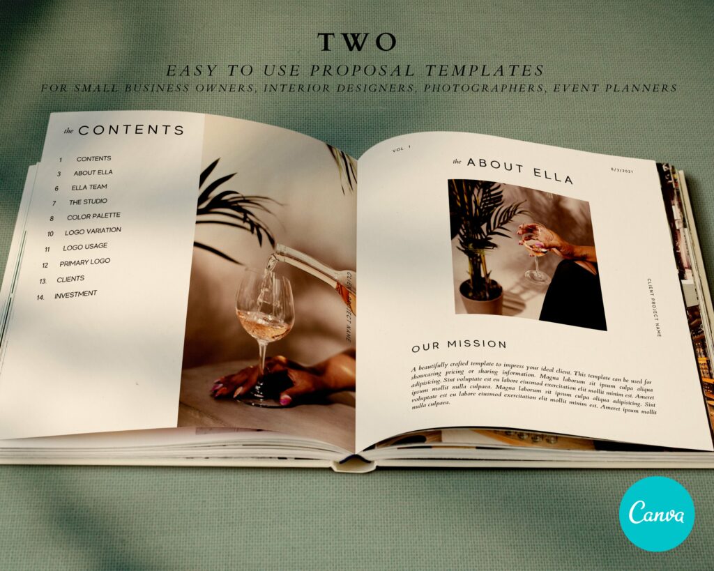 The Ella Proposal Template – MasterBundles