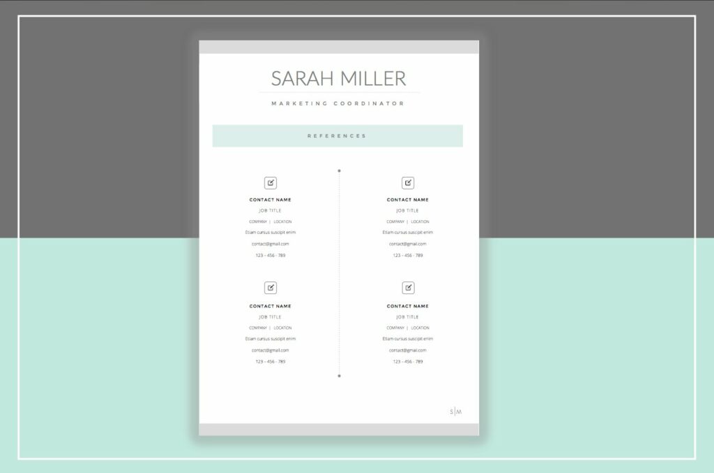 Resume Template & Cover Letter – MasterBundles