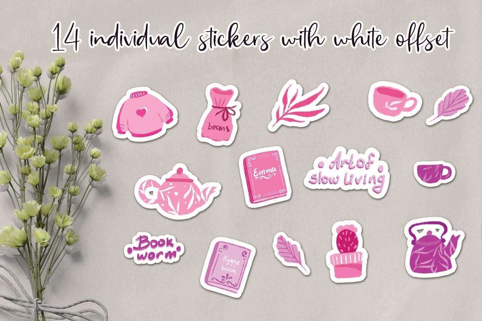 Printable Sticker Pack - MasterBundles