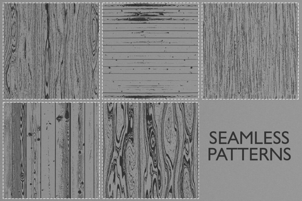 Woodgrain textures. Vector patterns – MasterBundles
