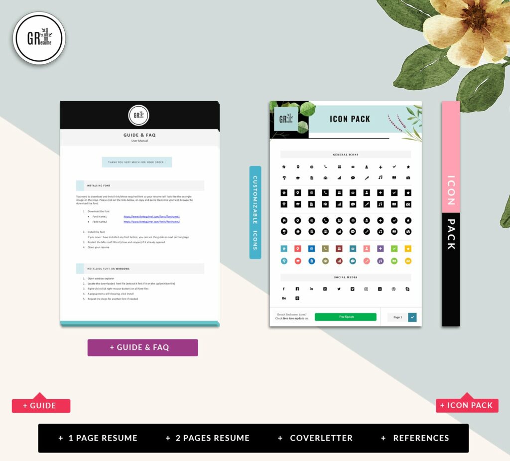 Resume CVTemplate for Microsoft Word – MasterBundles
