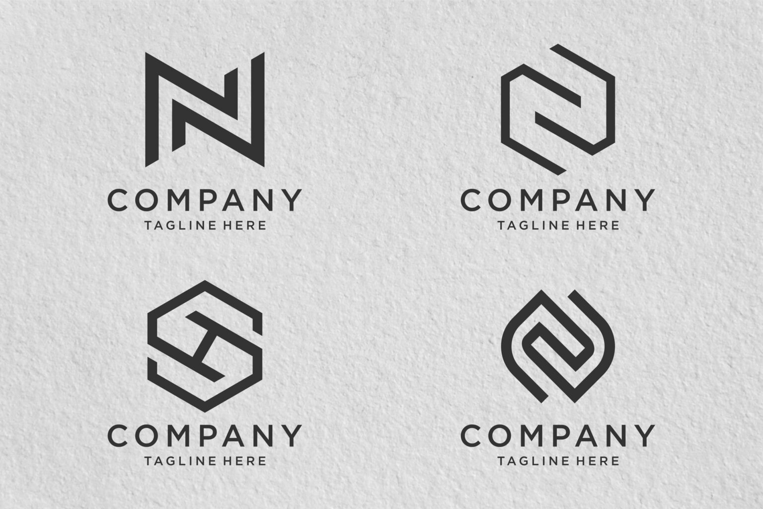Set of monogram logo design. PART 4 – MasterBundles