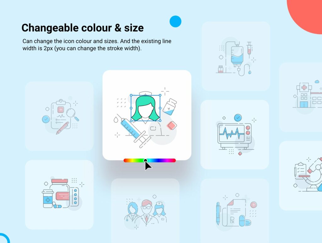 Icons Pack For Covid and Medical – MasterBundles