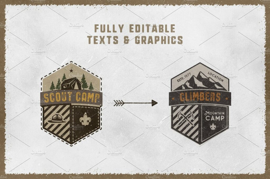 The Scouts Logos & Camping Badges – MasterBundles