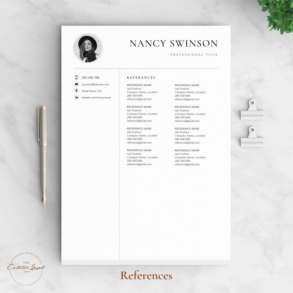 Vet Receptionist Resume/CV - The Nancy – MasterBundles